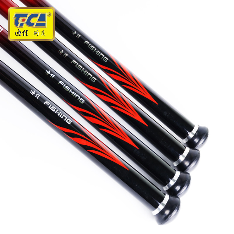 Djia Wild Attack No.3/No.4 Carbonová Rock Fishing Prut - Tvrdá Akce