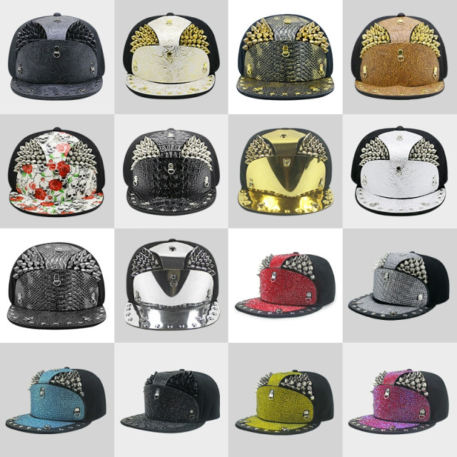 European and American punk style snakeskin armor spliced with pointed ...