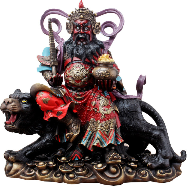 Bonor Zhao Gongming Statue Five Road Caishen Gods and God of Wealth ...