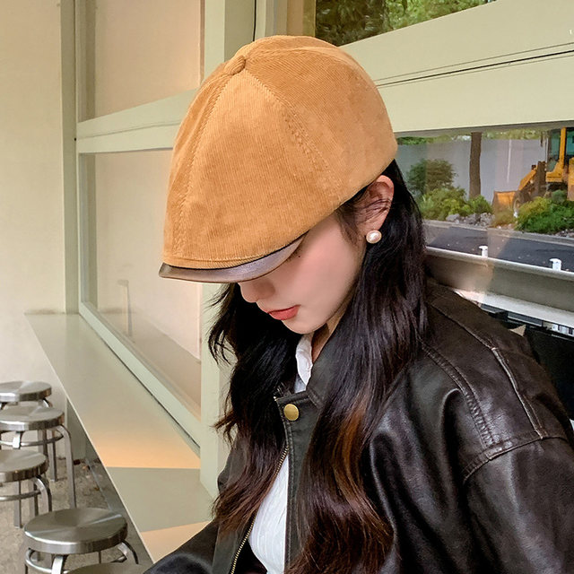 Japanese retro progressive hat women's front and back cute duck bill ...
