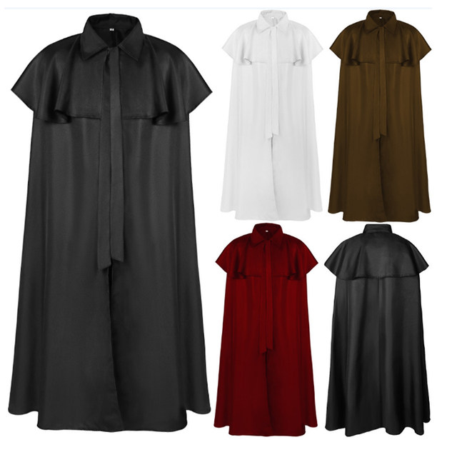 Halloween cos vampire costume adult death cloak performance costume ...