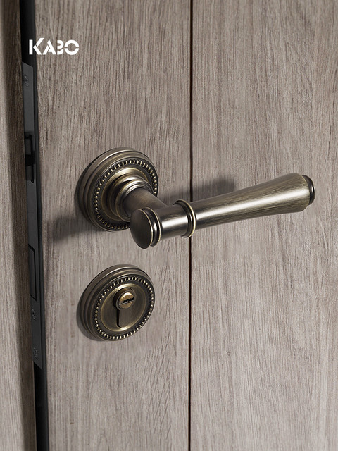 German KABO French bronze door lock indoor bedroom room retro door ...