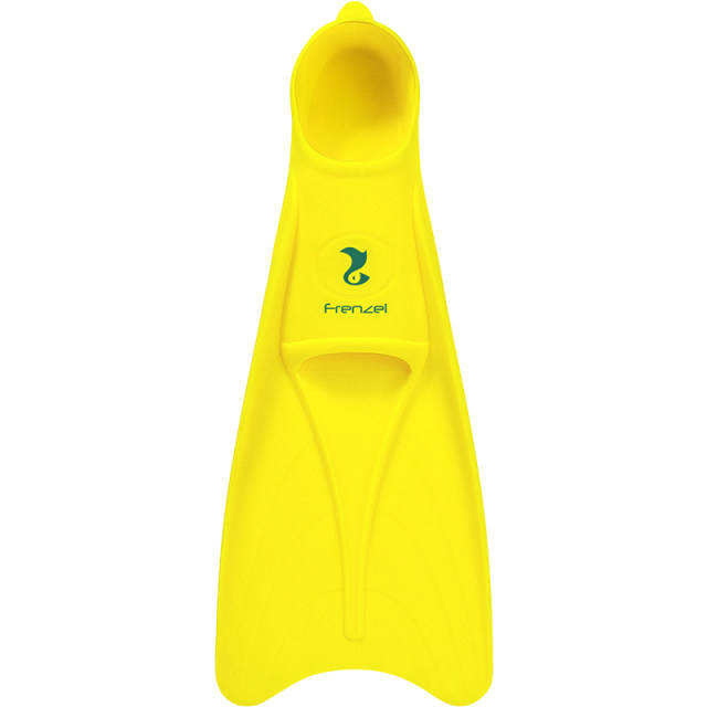 FRENZEL left little yellow duck free diving swimming training fins ...