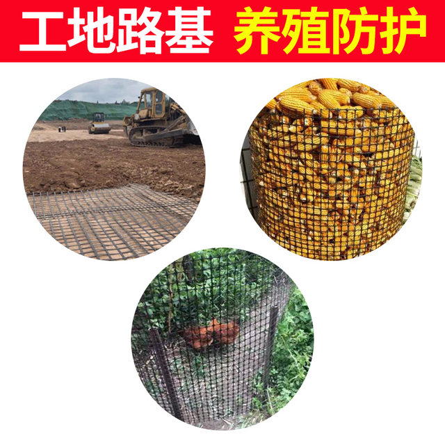 Geogrid Plastic Mesh Breeding Net Safety Protection Net Chicken Duck ...