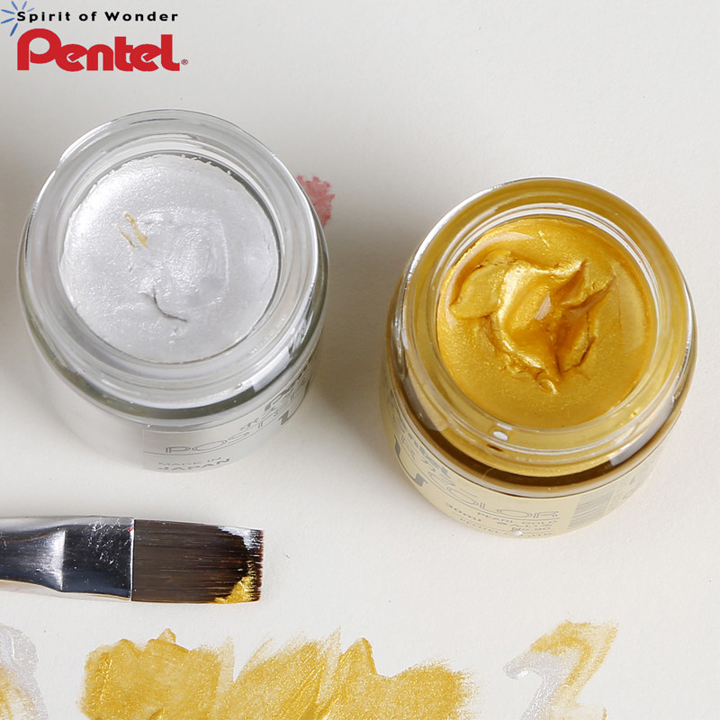 Japonya pentel paitong altın tozu gümüş Çin resim sanatı ve kaligrafi ...