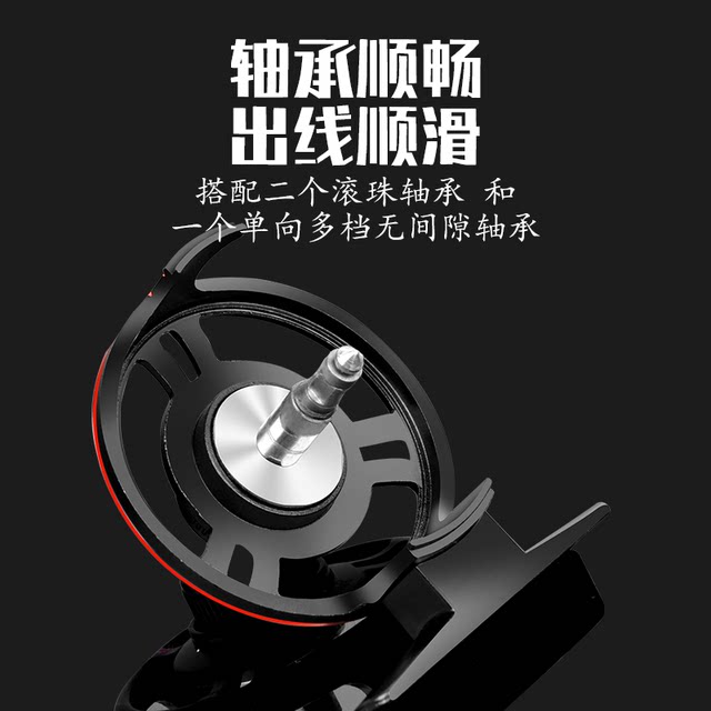 Fishing wheel full metal front wheel double speed fly fishing wheel ...
