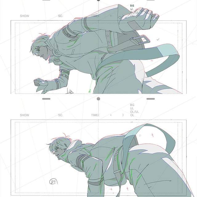 Animation transition frame tutorial tvpaint intermediate frame interval ...