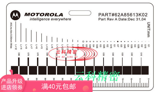 High-Precision Standard Point Line Gauge Promotion Stain Kaffilin Ruler ...