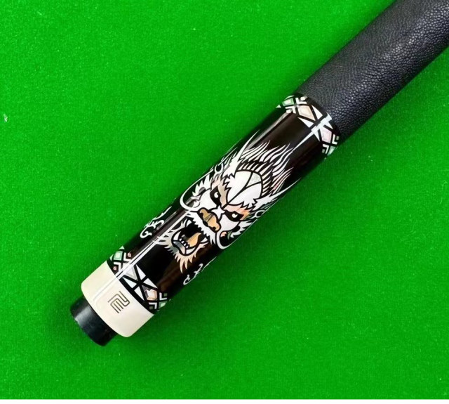 ZEN Ren pole ghost dragon billiard cue ebony handmade billiard cue pink ...