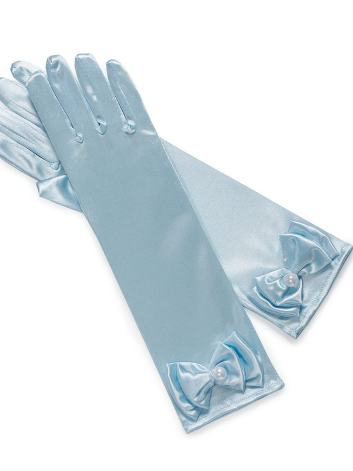Princess Gloves for Girls - Satin Mittens - Aisha, Snow White, Sophia