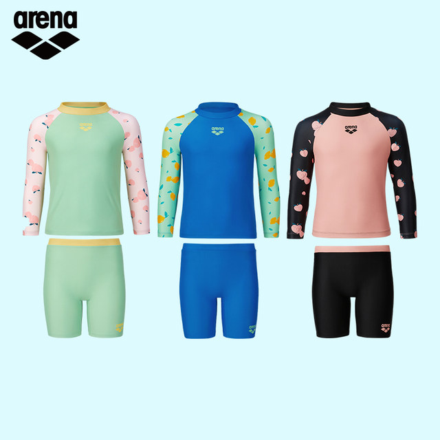 arena Arena split long-sleeved knee-length swimsuit for children, boys ...