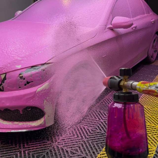 Colored car wash liquid pre-wash liquid concentrated high foam with wax ...
