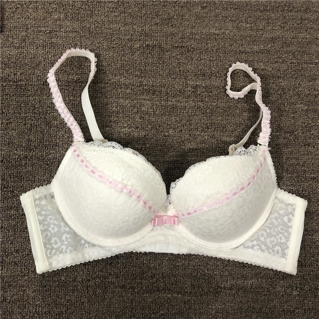 E-Land's body pops ivory white 053 embroidered classic lady bra BCBR649A51