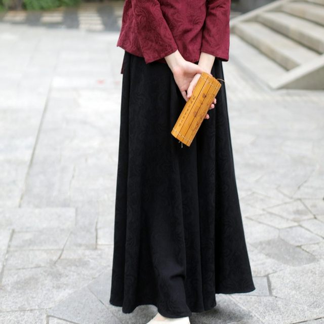 Zimo Niyi Yunshang Autumn and Winter Thick Literary Cotton and Linen ...