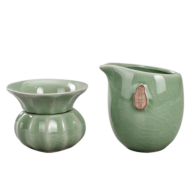 Ceramic tea set, fair cup tea drain set, tea separator, integrated tea ...