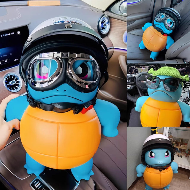 Tsundere Jenny Turtle angry hand-made boy Pokémon 1:1 doll decoration ...