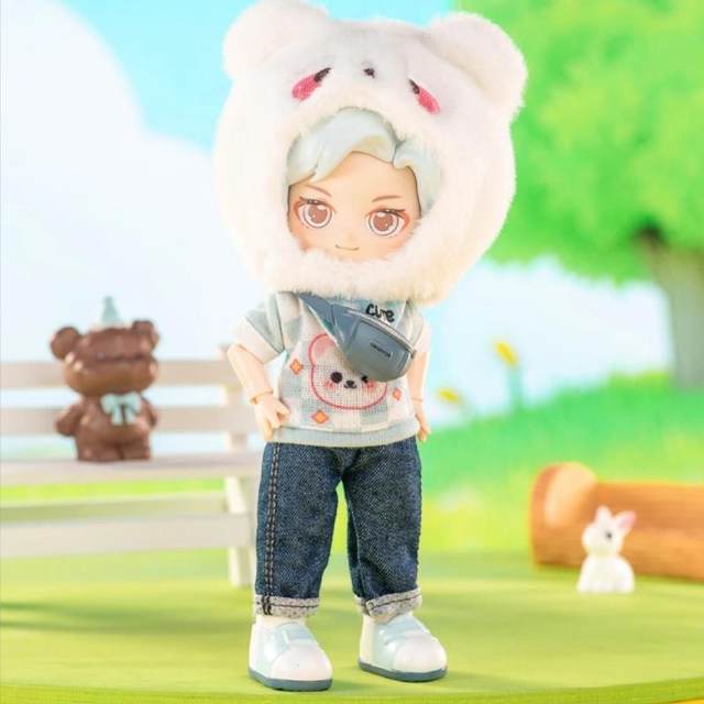 Genuine SIMONTOYS Paterson male classmate garden party series 12 split BJD blind box plush ...