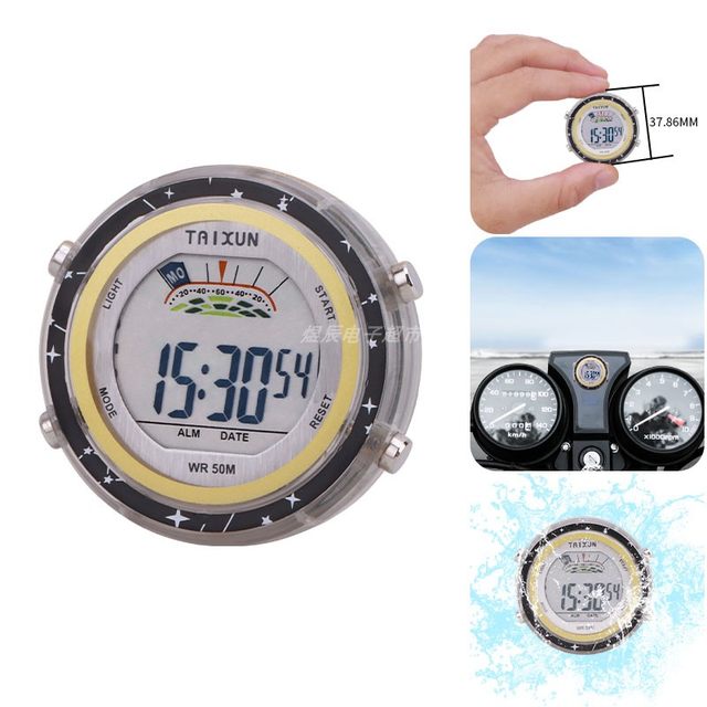 Electronic clock vehicle on-board watch waterproof and shockproof ...