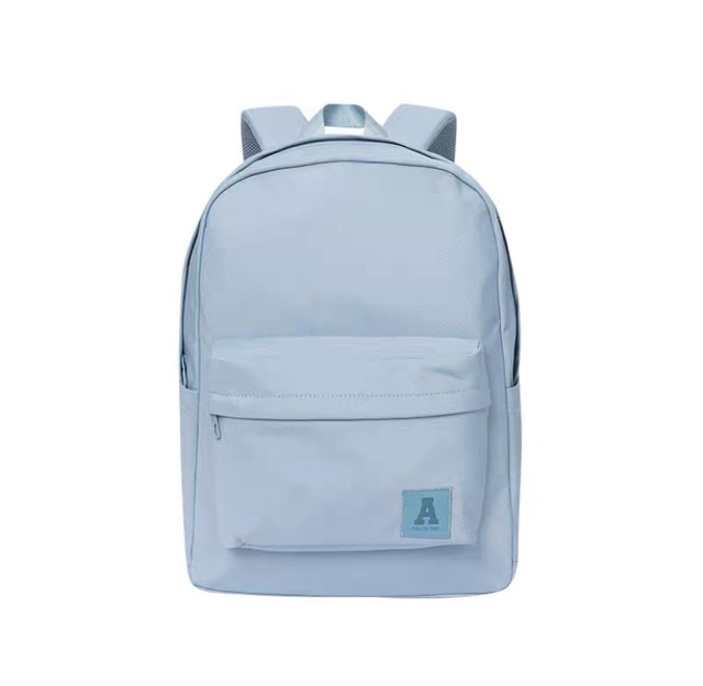 ANTA Backpack Student School Bag Solid Color Simple New Men's and Women ...