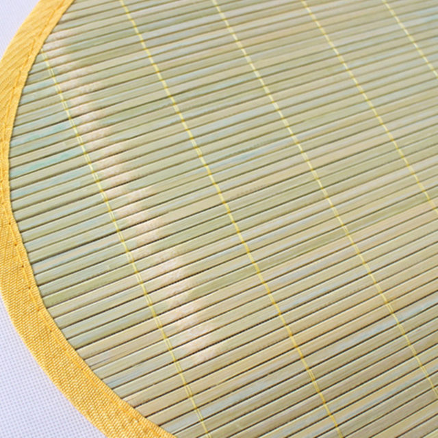 Double-sided bamboo green cover curtain household round dumpling cover ...