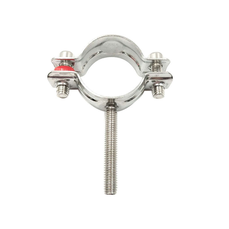 304 Stainless Steel Adjustable Pipe Clip with Screw Rod for Sturdy ...