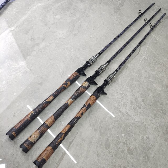 Black python thunder strong rod Luya rod black special medium thunder ...