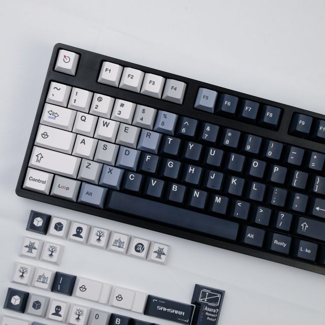 RUSTY LAKE Keycap five-sided sublimation mechanical keyboard PBT keys ...