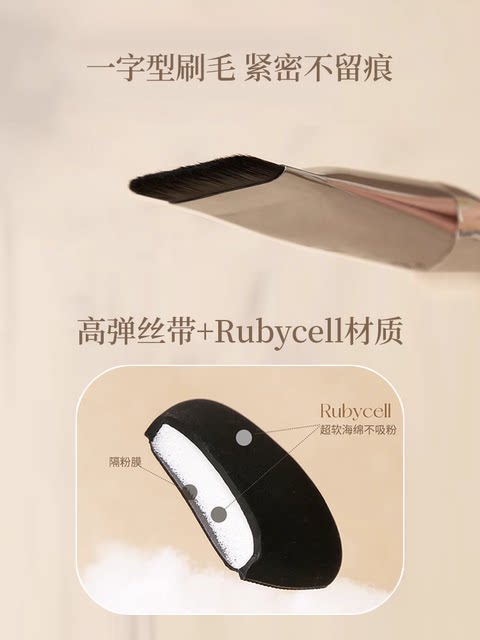 Lishu Powder Foundation Brush Set Flat Head Makeup Brush No Powder No ...