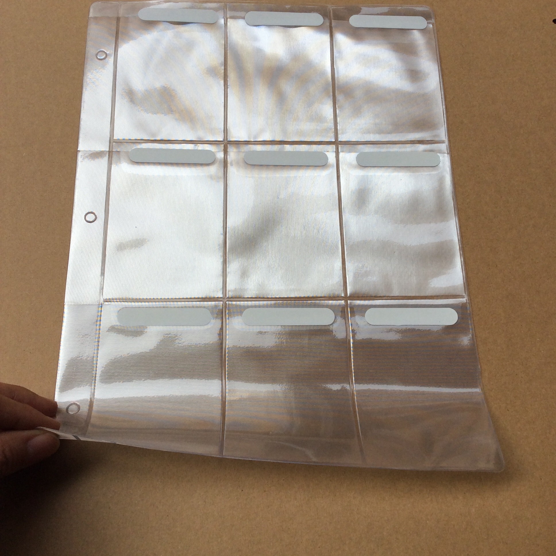 Hardware sample bag ถุงพลาสติก pvc ใส 9 ตาราง | กระเป๋าเก็บเหรียญ | การ ...