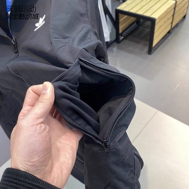 Adidas clover men's retro sports casual stand collar jacket IT2493-2491 ...