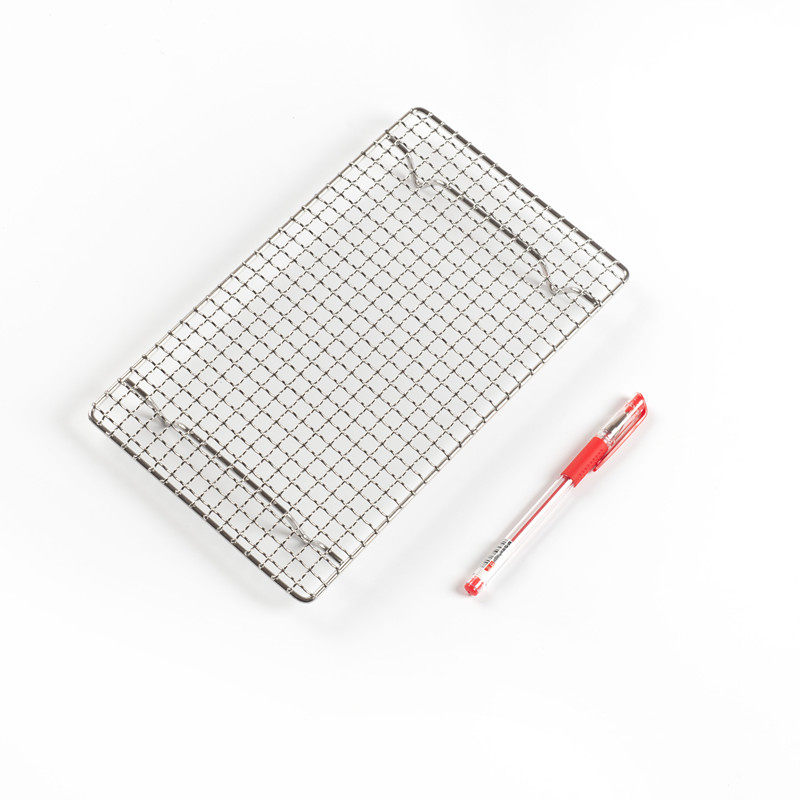 304 Stainless Steel Barbecue Net Rectangular Tray Cooling Rack