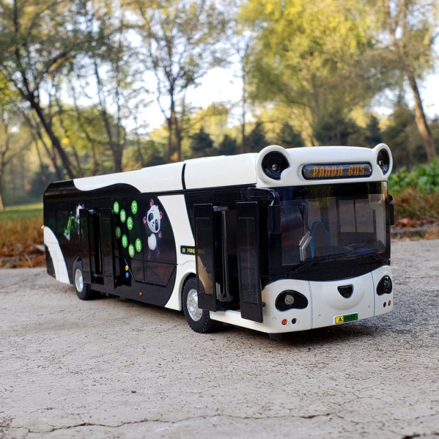 1:42 Large Karl New Energy Panda Bus Model Bus Simulation Car Model ...