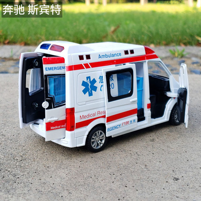 Mercedes-Benz 120 ambulance fire 119 police car alloy car model ...