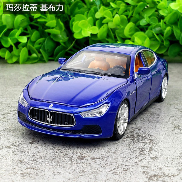 1:32 Colorful Maserati Kibuli sports car alloy car imitating real metal ...