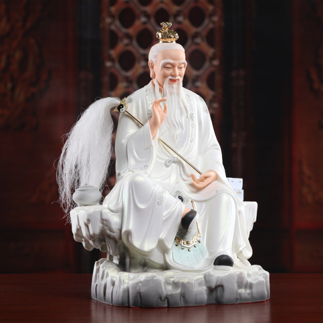 Dai Yutang Dehua Ceramics Taishang Laojun Statue of the Three Qing ...