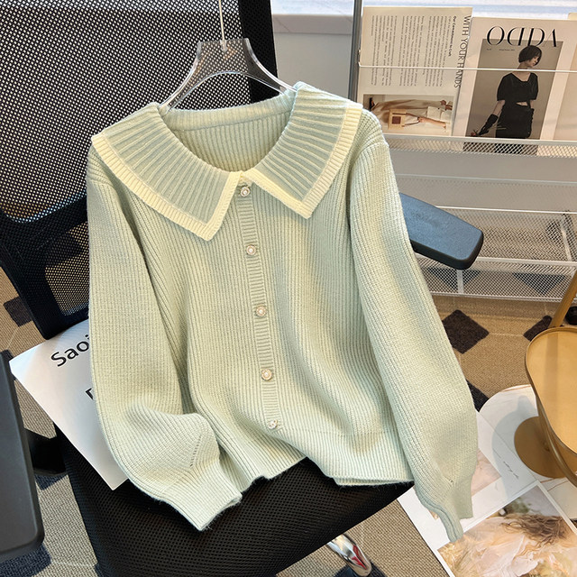 Large size women's clothing this year's popular sweet doll collar ...