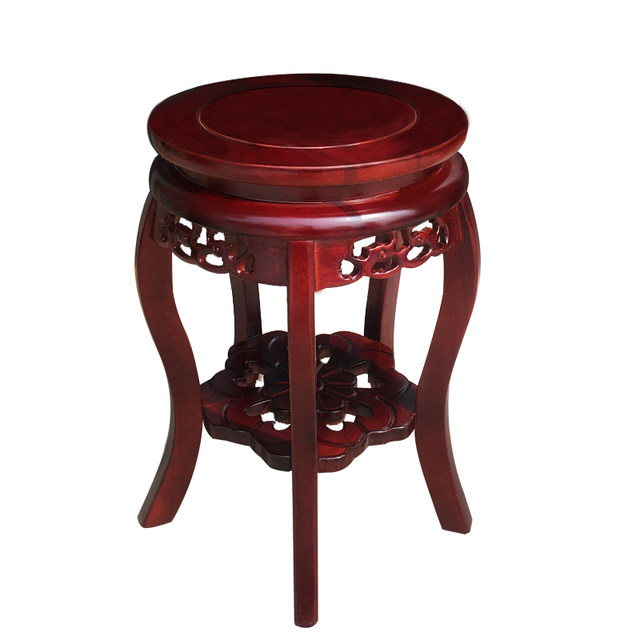 Solid wood round stool dining table stool Gege prop stool cardamom ...