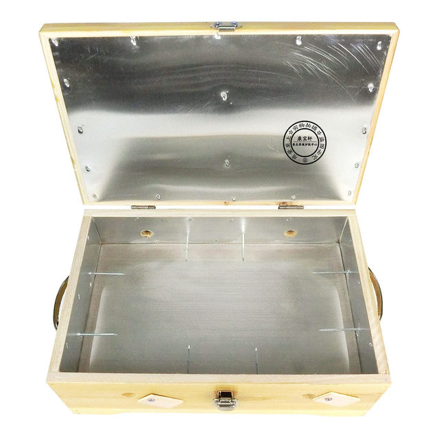Chinese fir solid wood 8-needle moxibustion box waist and back governor ...