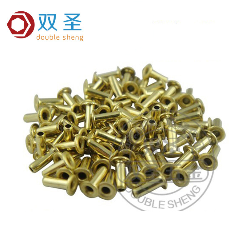 Copper Hollow Rivets for Machine Circuit Boards - Single Tube Design