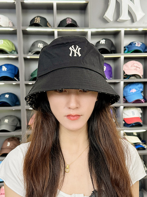 Korean MLB counter authentic sports hat autumn and winter new solid ...