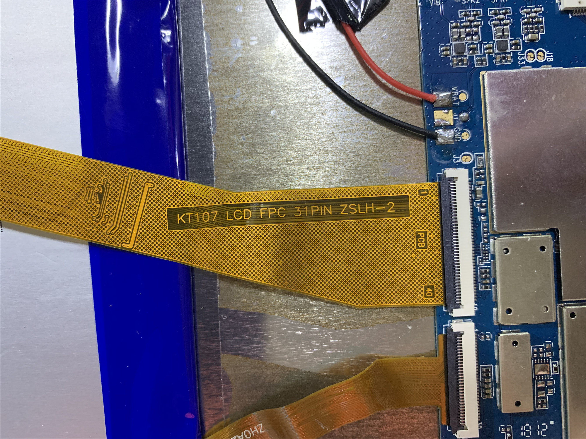10.1 Inch LCD Screen KT107-LCD-FPC 31Pin ZSLH-2 - Achievement Electronics