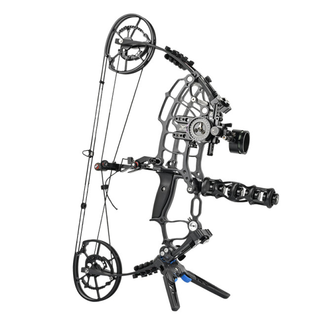 Villain dual-purpose bow outdoor shooting archery steel ball compound ...