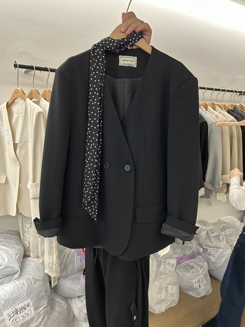 Spring Korean style streamer suit jacket for women 2025 new large ...