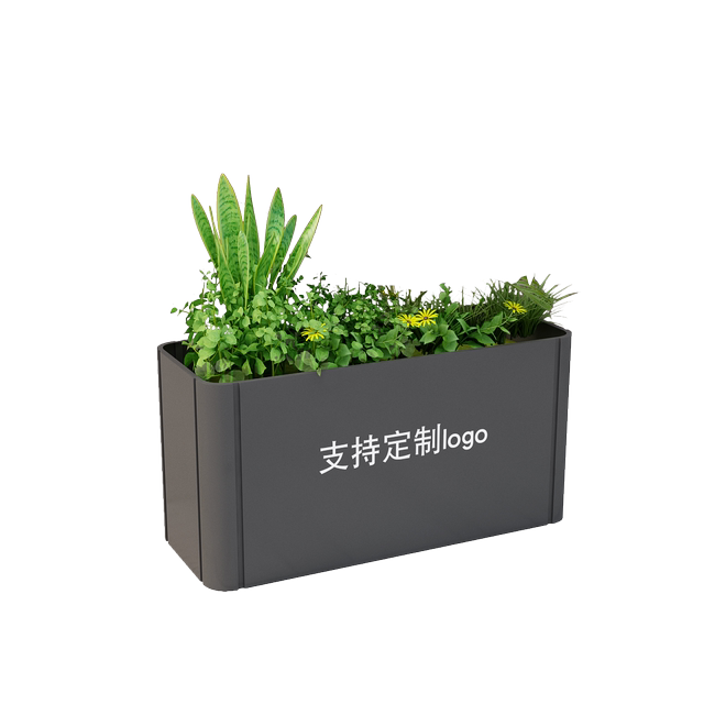Customized stainless steel iron flower box outdoor flower bed simple ...