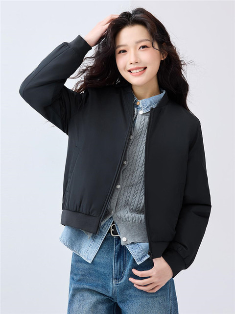Giordano Baseball Jacket for Women New arrival Heattech Baseball Collar ...