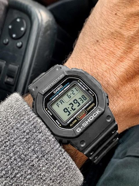 Casio casio small square watch g shock black warrior sports men's watch ...