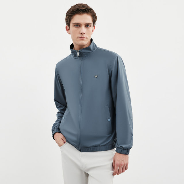 Septwolves Stand Collar Reversible Jacket Men's 2024 Autumn New Sheep ...