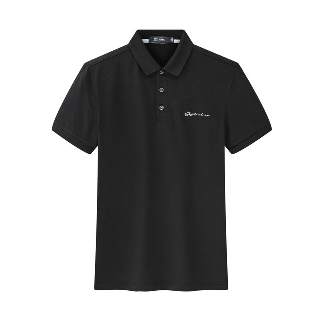 [Mulberry Silk] Septwolves Ice Silk POLO shirt short-sleeved men's ...