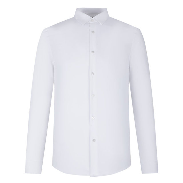 Septwolves autumn new men's shirt solid color long-sleeved slim casual ...