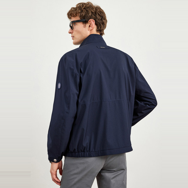 M Septwolves stand collar jacket men's spring and autumn new elastic ...